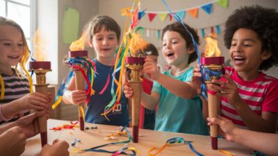 DIY Olympic Torch Craft for Kids: Fun and Educational